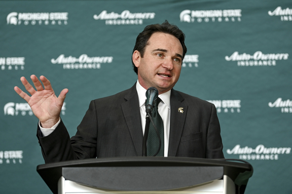 Michigan State Spartans’ new football coach Jonathan Smith brings much ...